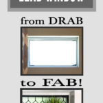 DIY Faux Leaded Glass Window • Urban Cottage Living