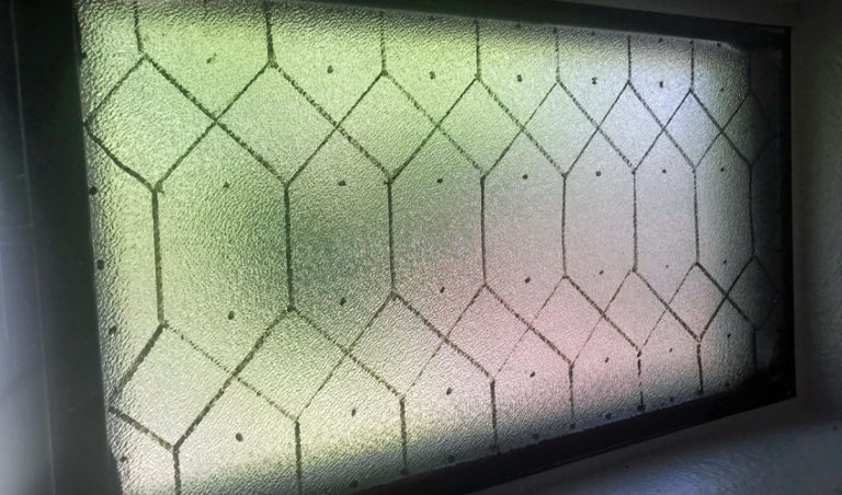 DIY Faux Leaded Glass Window • Urban Cottage Living